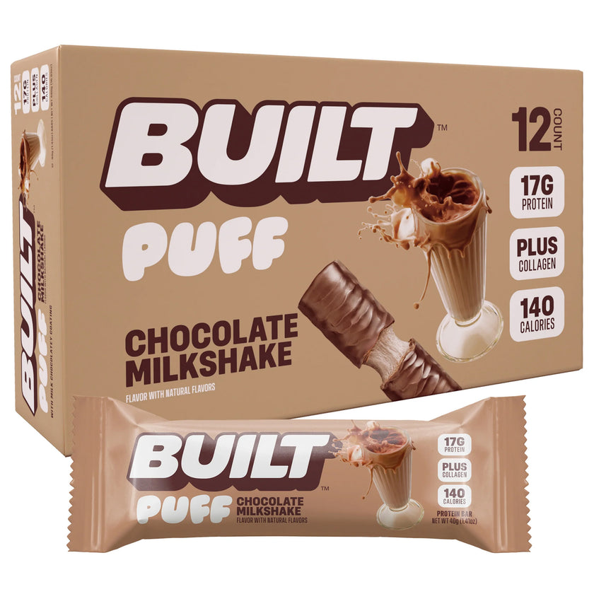 Built Puff Protein Bars (12 Bars) – Vita Plus Canada