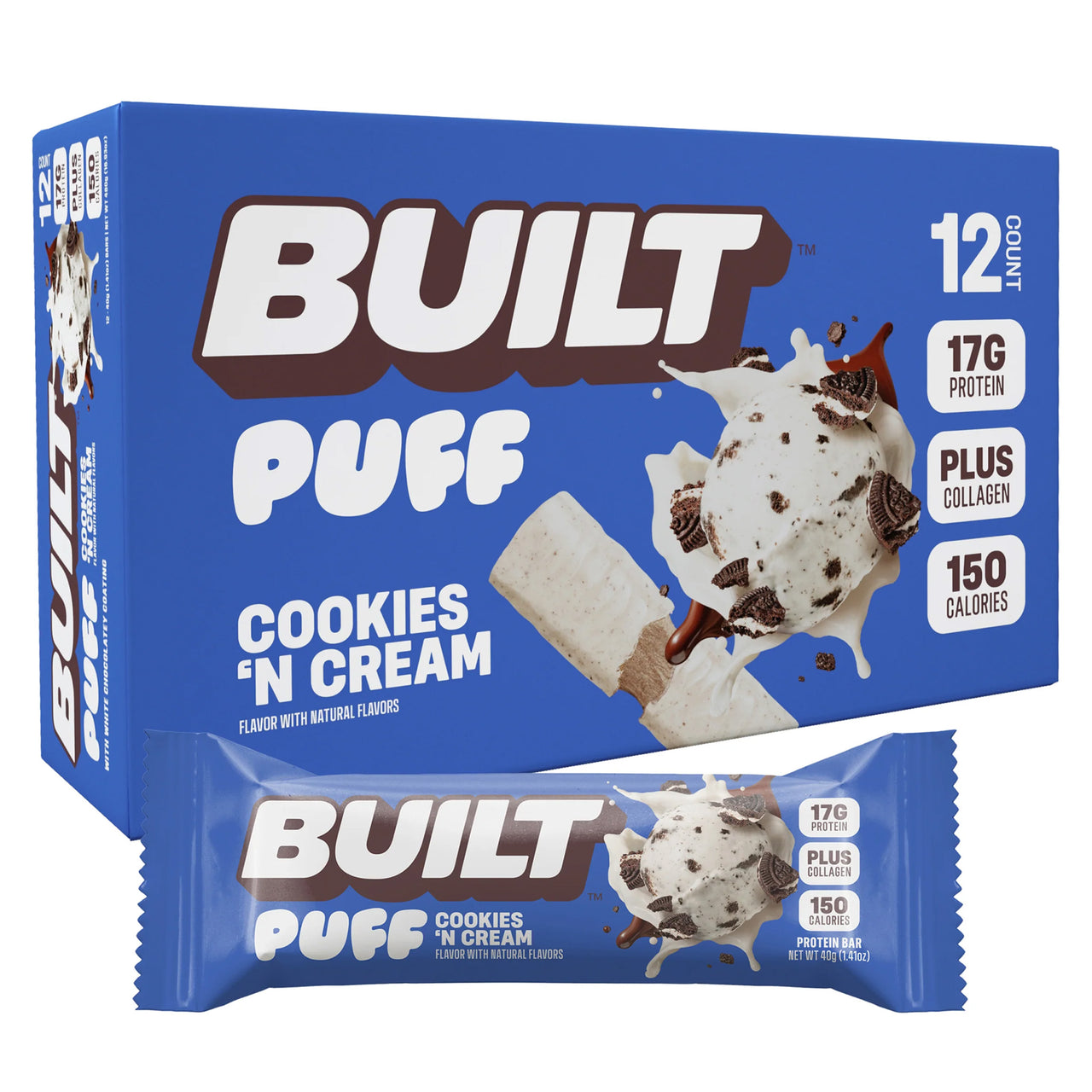Built Puff Protein Bars (12 Bars) – Vita Plus Canada