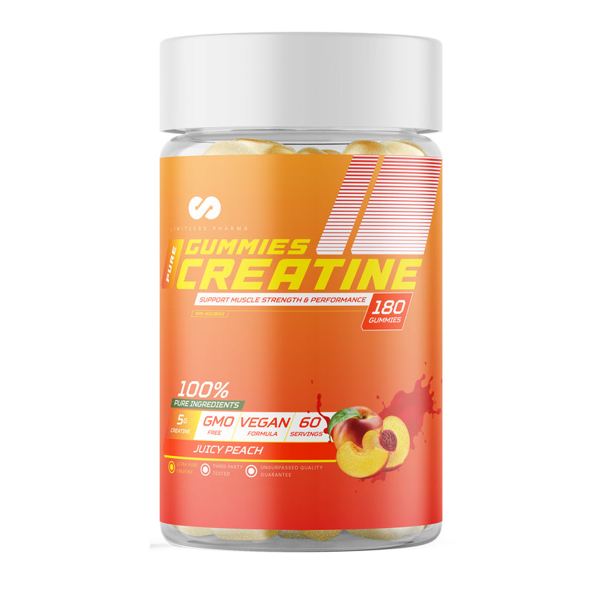 Limitless Pharma Creatine Gummies (180 Gummies) – Vita Plus Canada