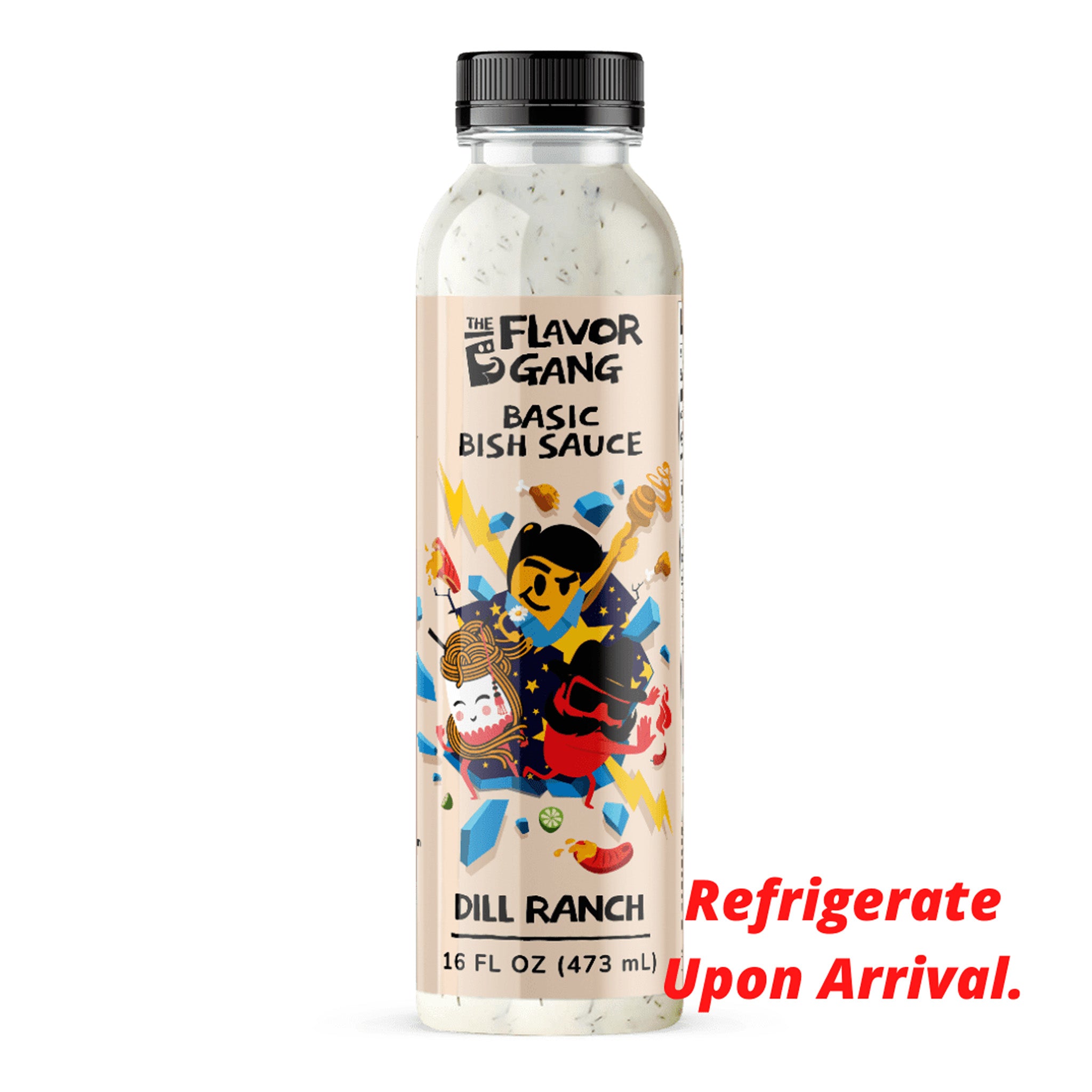 The Flavor Gang Basic Bish Dill Ranch Sauce (473ml) – Vita Plus Canada