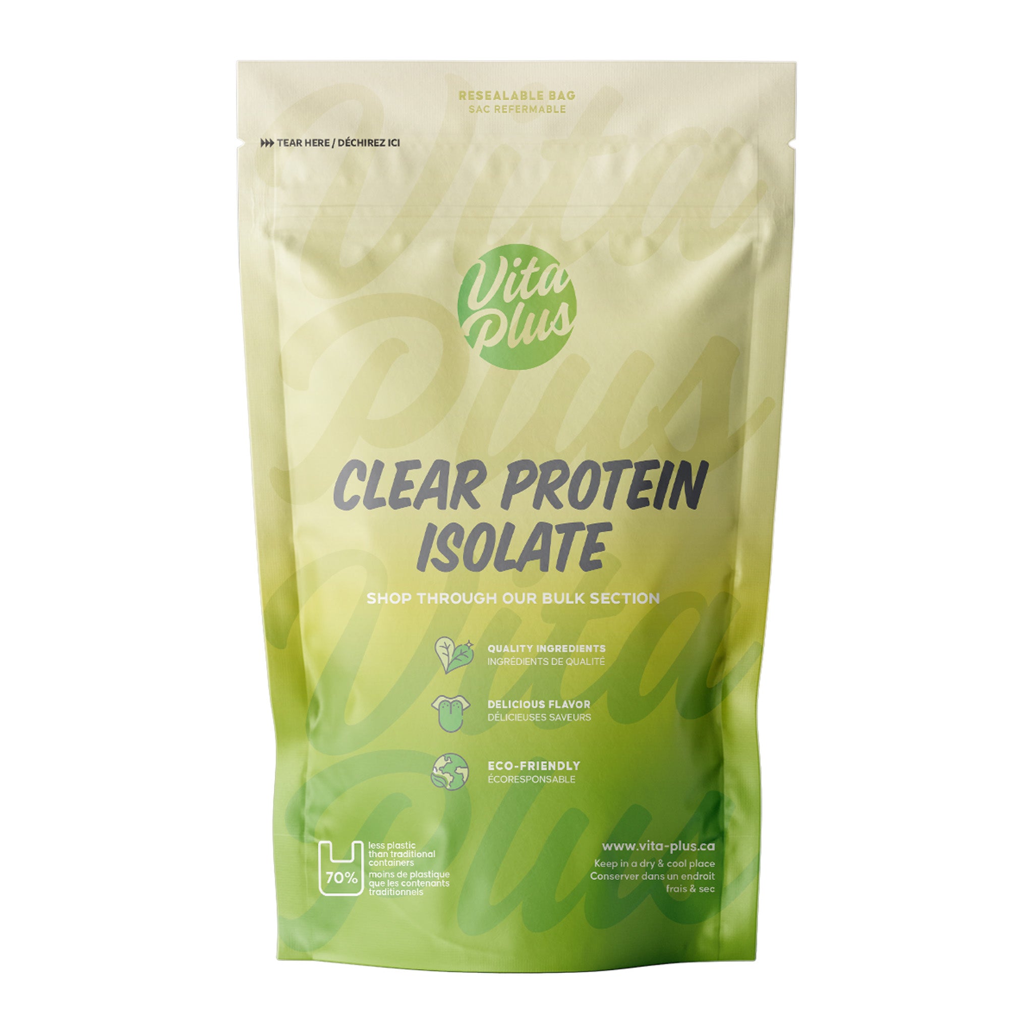 [BULK] Clear Protein Isolate (1lb to 25lbs) – Vita Plus Canada