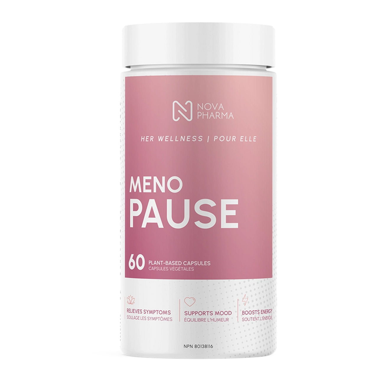 Nova Pharma Meno Pause (60 Caps) – Vita Plus Canada